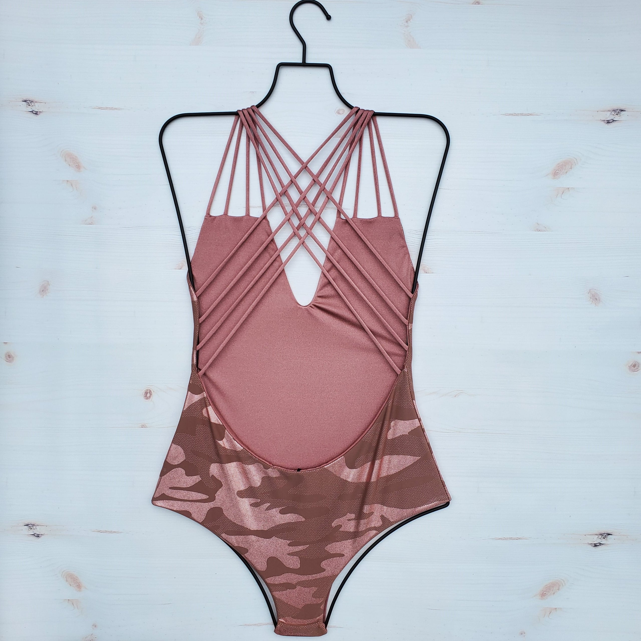 Bombshell Bodysuit- RG Camo/ Mauvelous | IwaWhy