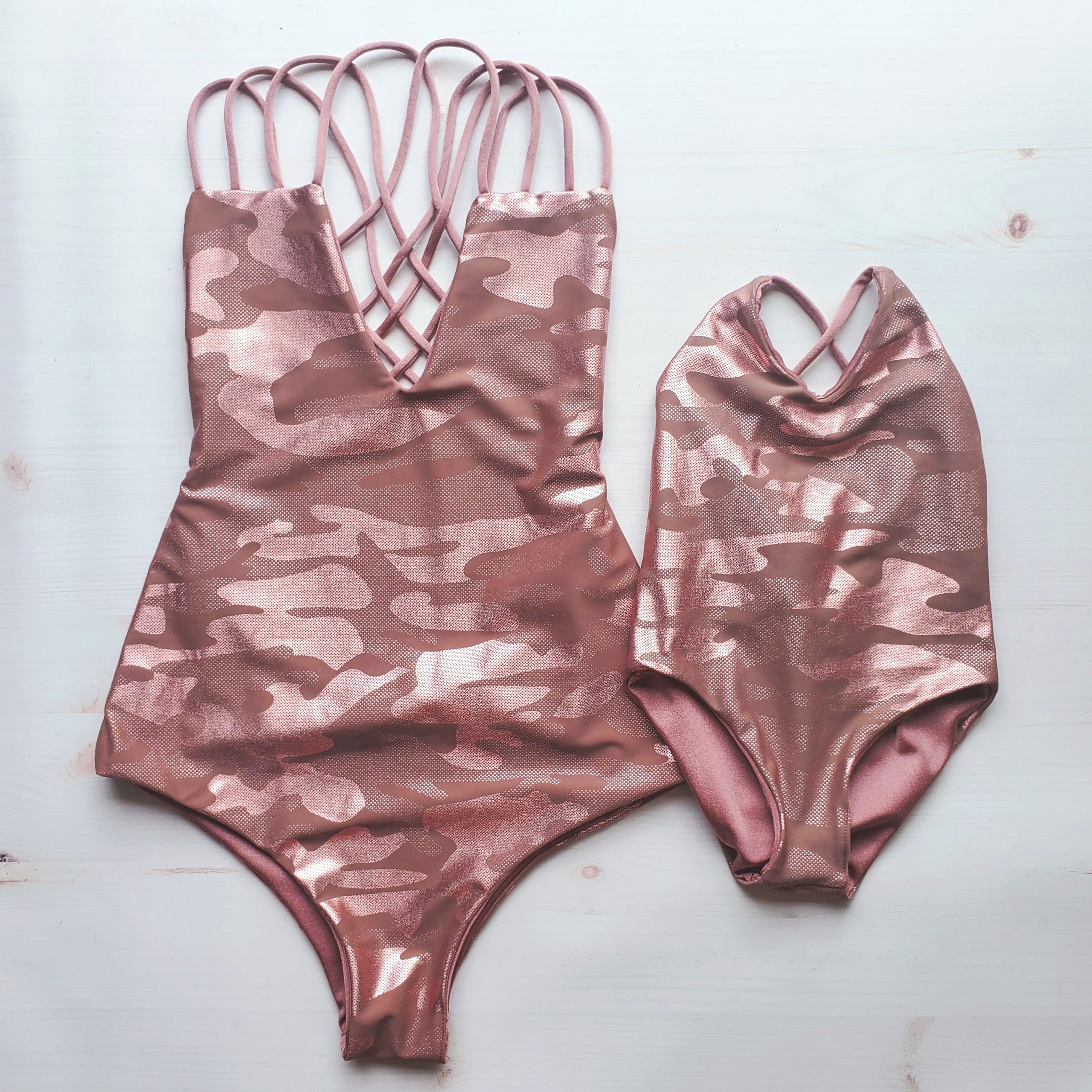 Bombshell Bodysuit- RG Camo/ Mauvelous | IwaWhy