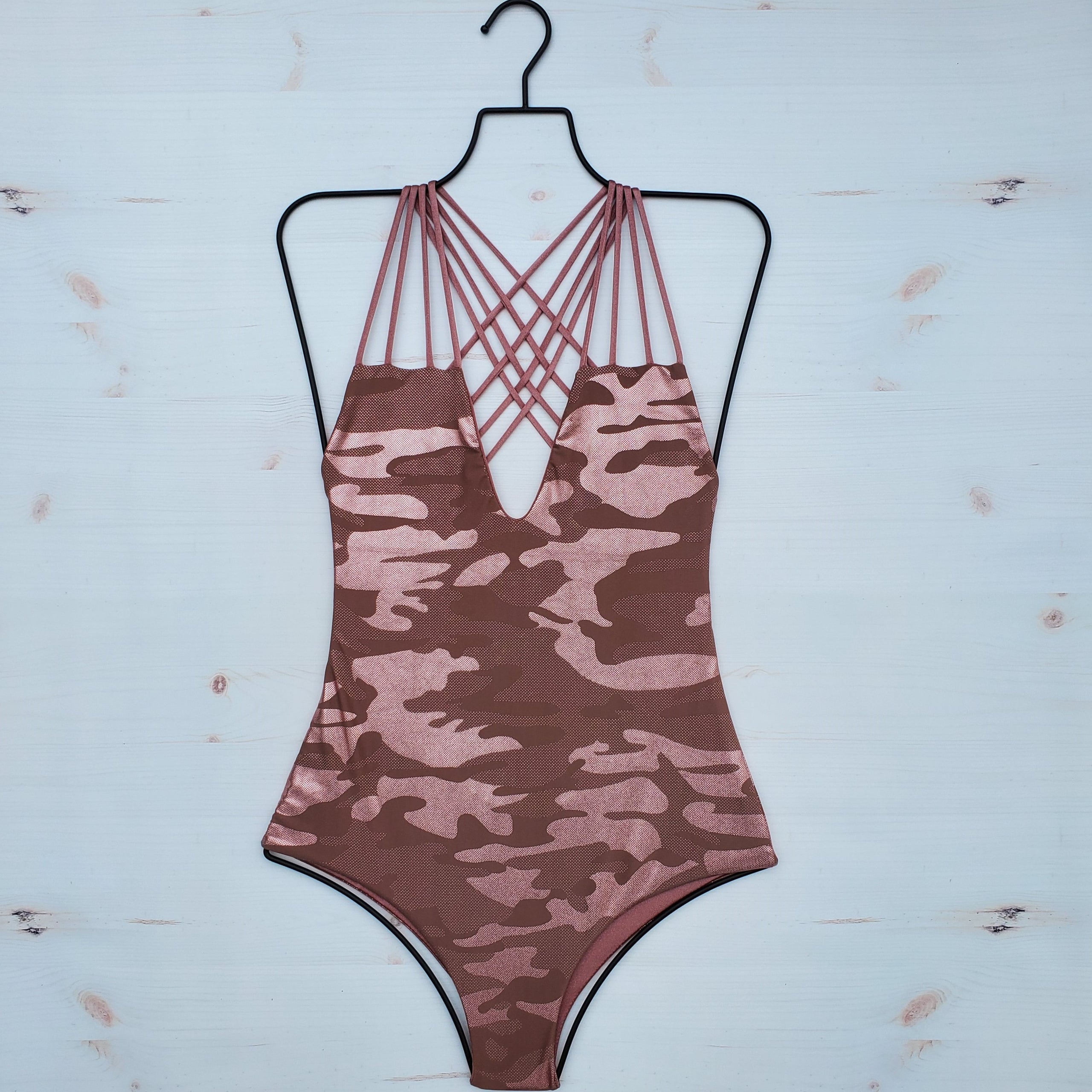 Bombshell Bodysuit- RG Camo/ Mauvelous | IwaWhy